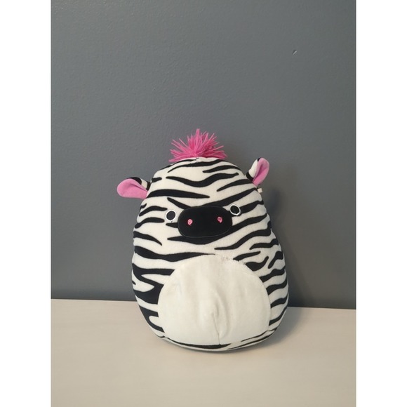 Squishmallows | Toys | Squishmallow Zebra With Pink Ears Plush Toy Inch ...